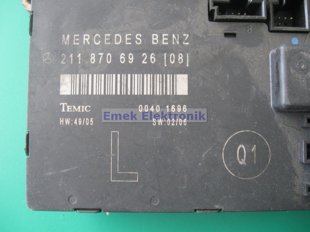 A2118706926 A 211 870 69 26 W 211 ÖN SOL KAPI BEYNİ L A2118706926